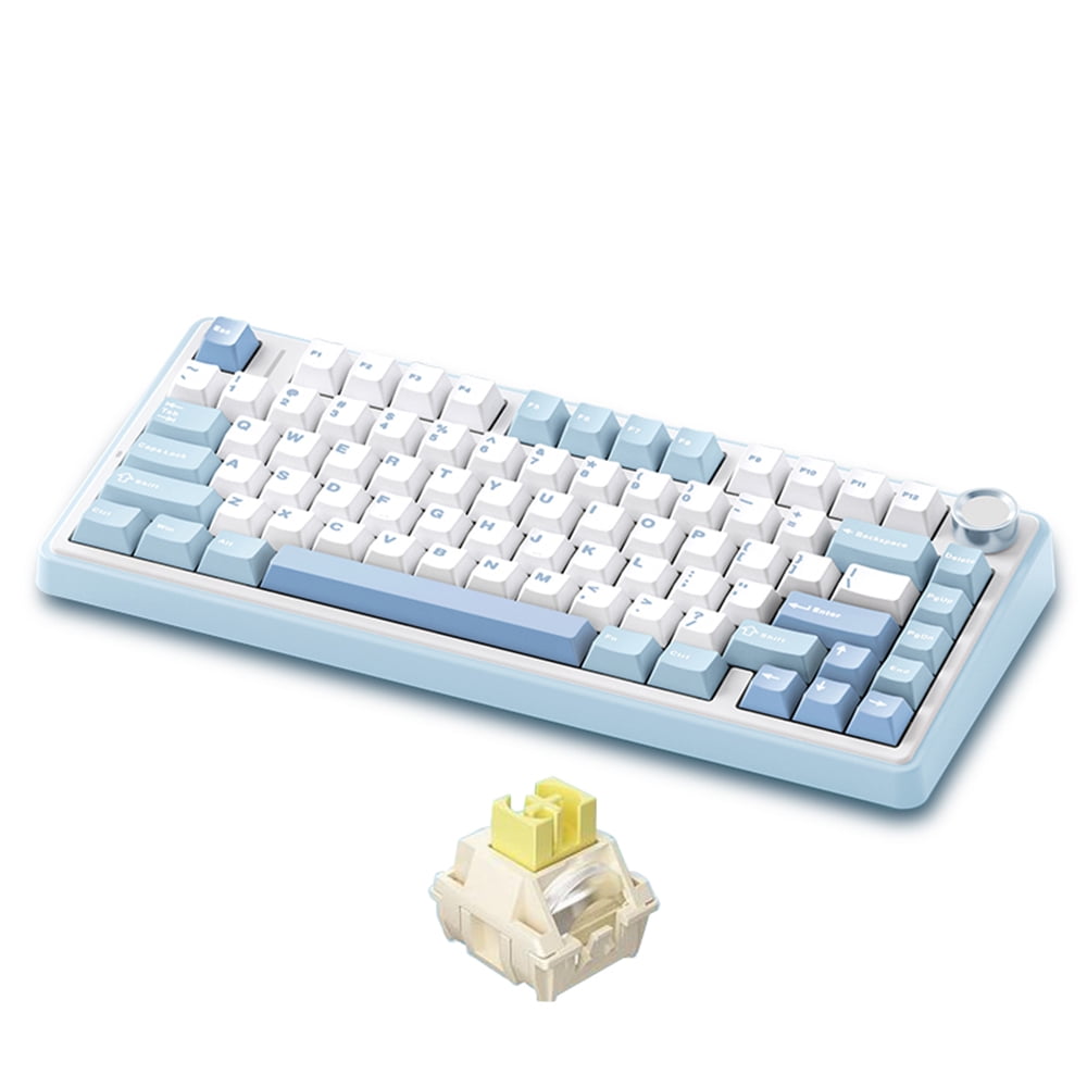 Keyboard AULA F75 Mechanical Keyboard Wireless Gasket Structure ...