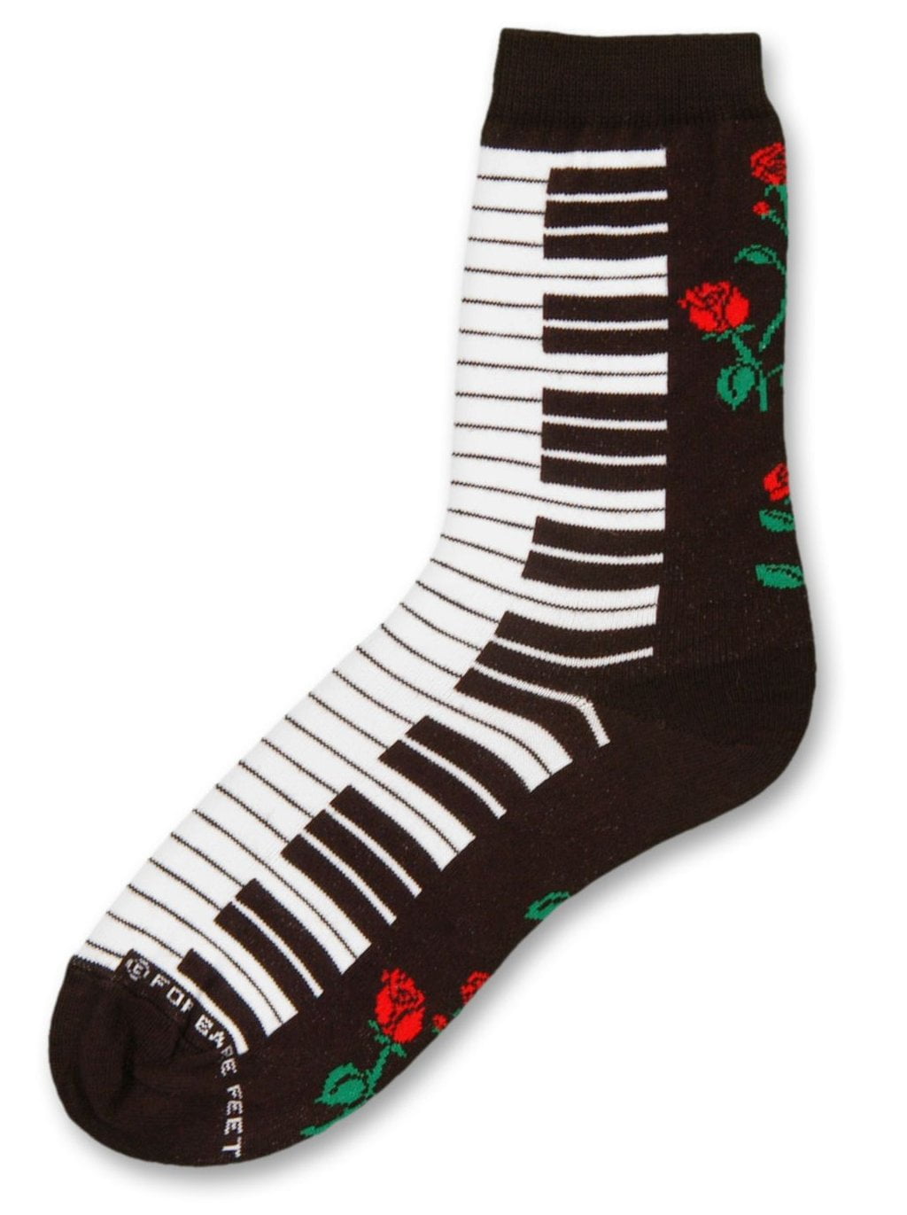 Keyboard Black Medium Socks (6 Pack) - Walmart.com