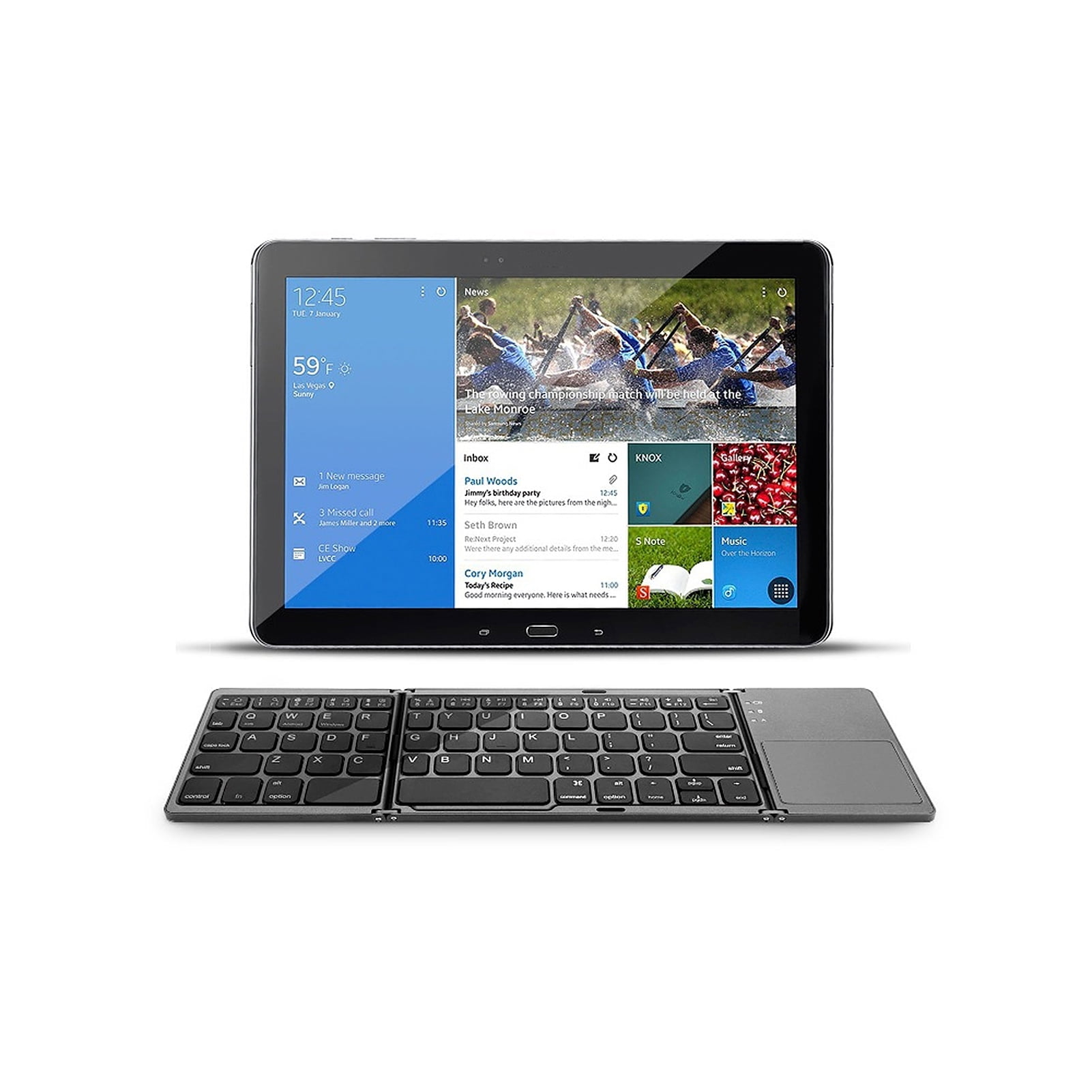 Keyboard,Bt With Portable Slim Wirel Huiop Pocket Size Portable Tablet ...