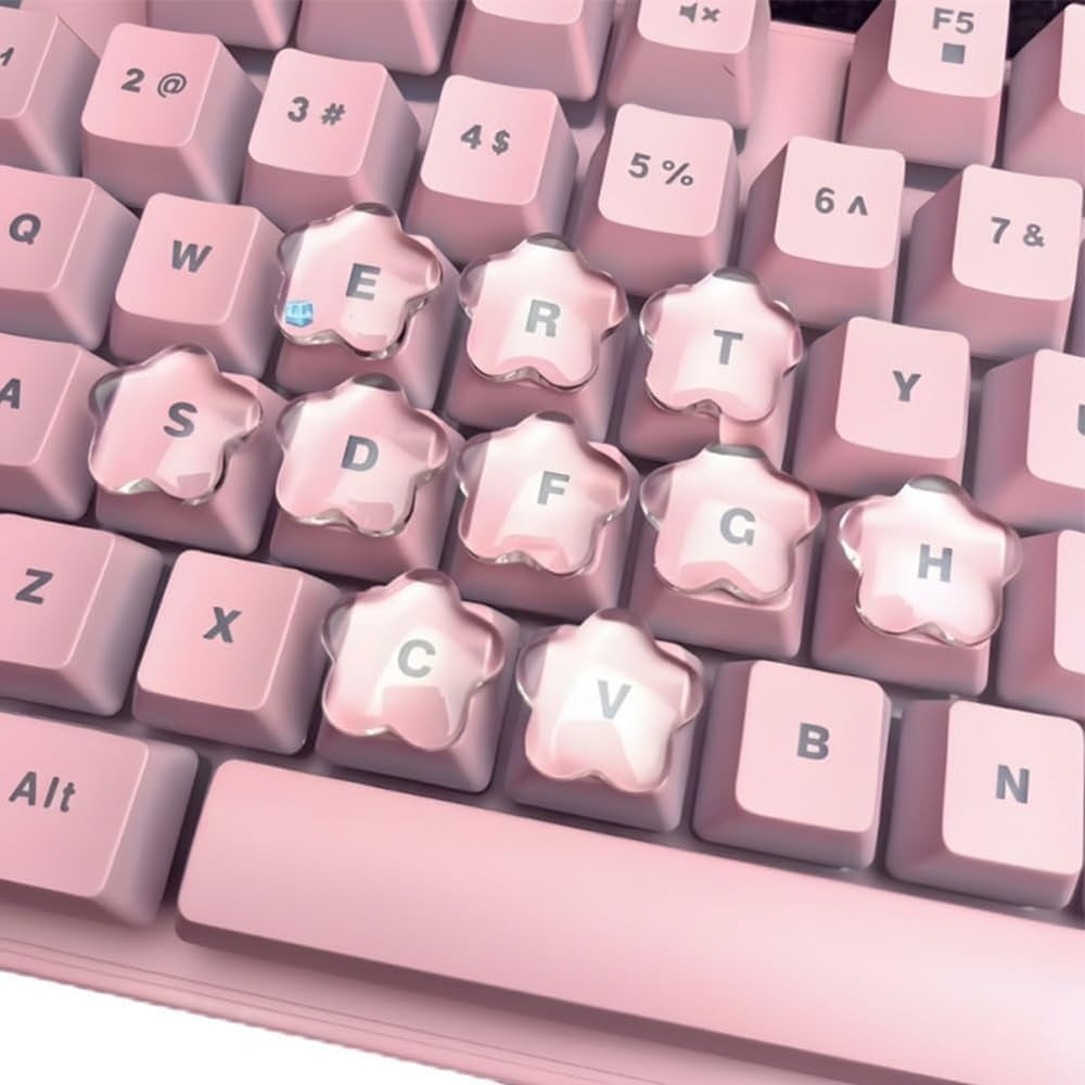 Keyboard Bubbles for Long Nails, 50/100/200pcs Keyboard Nail Bubbles ...