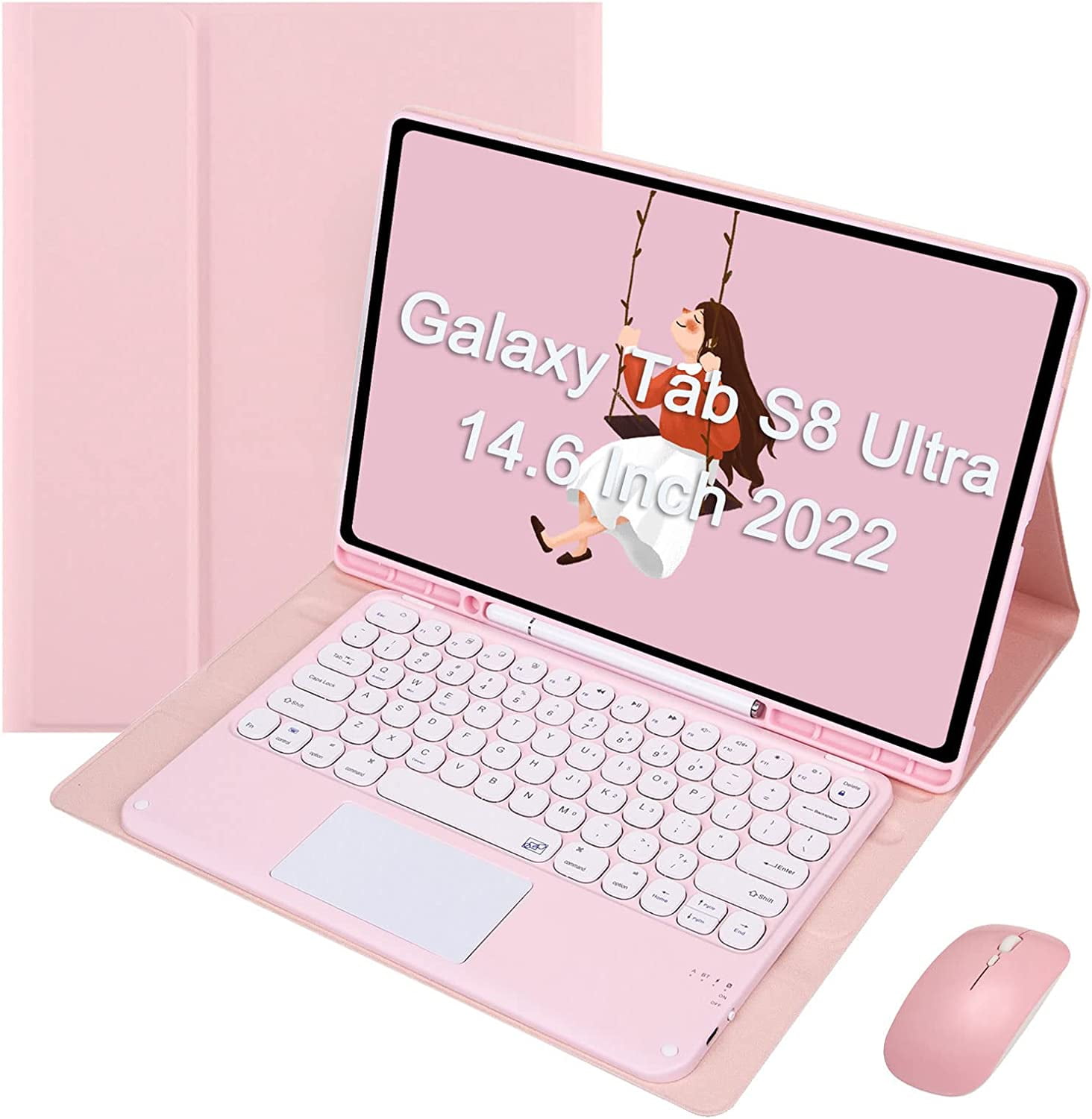 Keyboard Case For Galaxy Tab S8 Ultra 14 6 Inch 2022 Detachable