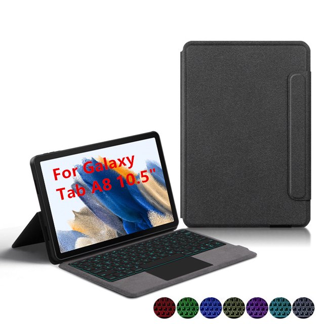 Keyboard Case For Samsung Galaxy Tab A8 10.5 inch 2022 Tablet Model (SM-X200 SM-X205 SM-X207 ...