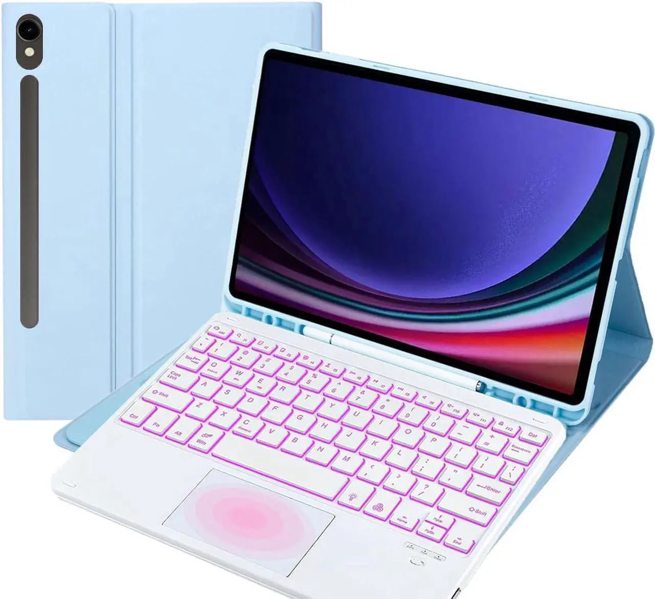 Keyboard Case for Samsung Galaxy Tab S10 FE Plus 13.1 inch 2025 SM-X620 ...