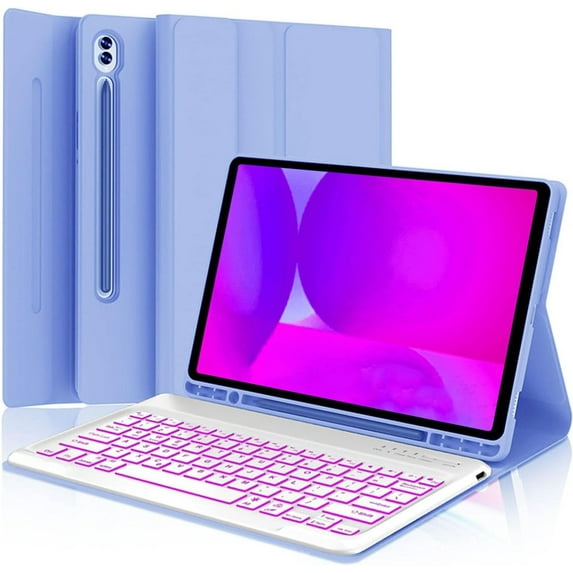 Keyboard Case for Samsung Galaxy Tab + Smart Keyboard Case Magnetic ...