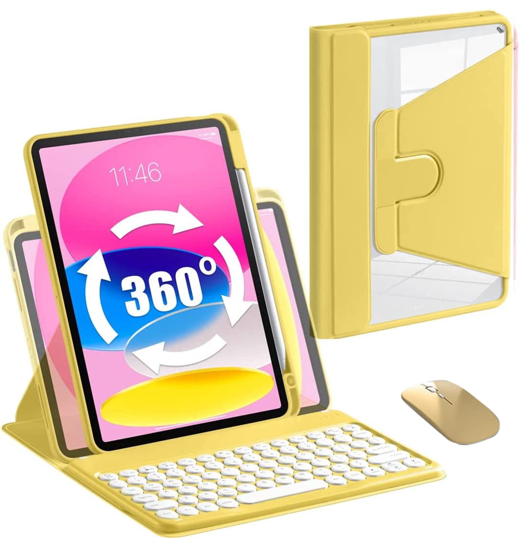 Keyboard Case for iPad 10th Generation (2022), iPad 10.9 Inch 2022 Case ...