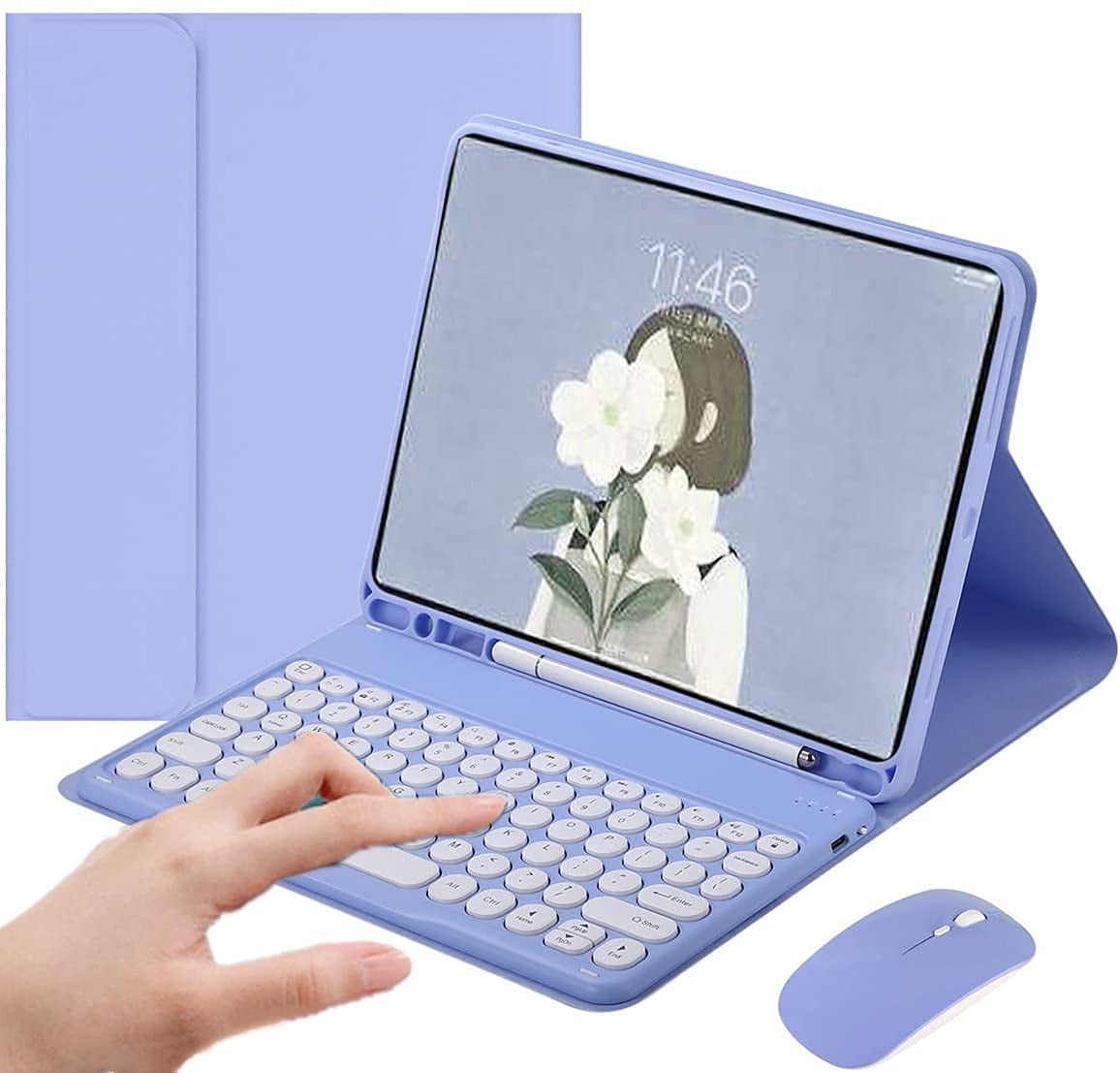 Keyboard Case for iPad 11th Gen A16 2025/iPad10th Generation 2022 with ...