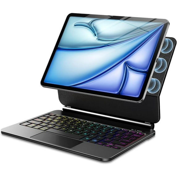 Keyboard Case for iPad Air 13 inch Magic Magnetic Backlit Keyboard Case ...
