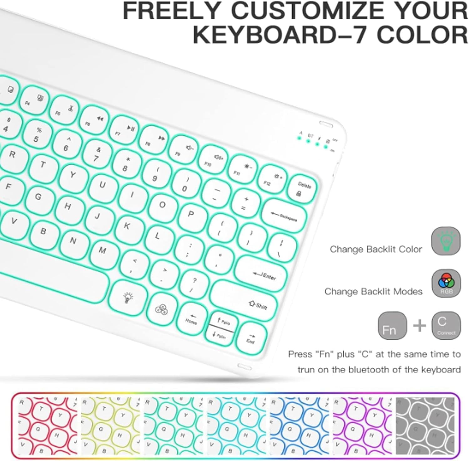 Keyboard Case for iPad Pro 12.9-inch 2017/2015 (Old Model, 2nd & 1st ...