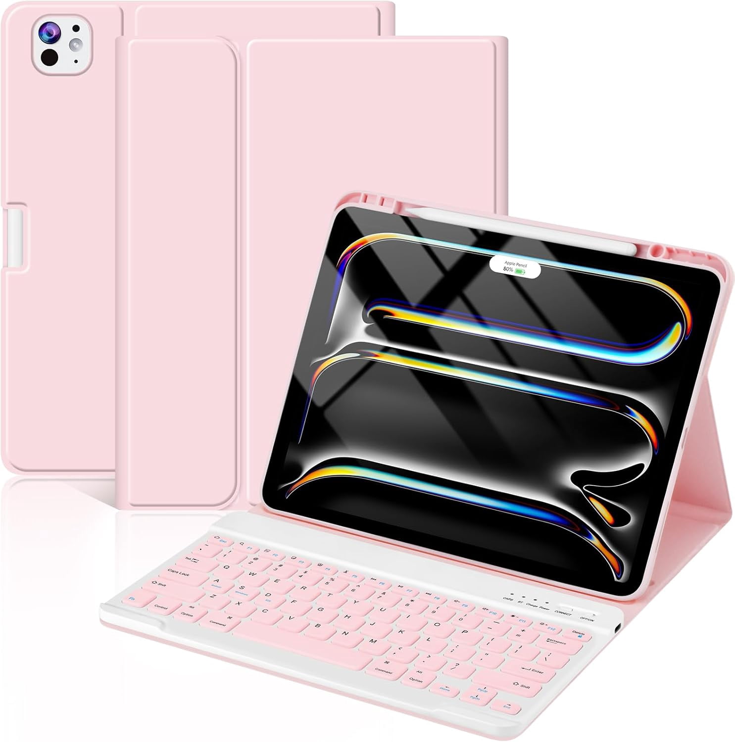 Keyboard Case for iPad Pro 13 Inch (M4) 2024, Magnetic Detachable for ...