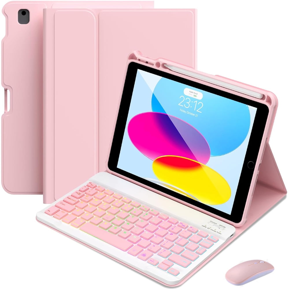 Keyboard Case for iPad 9th/8th/7th Generation 10.2 inch 2021/2020/2019 ...