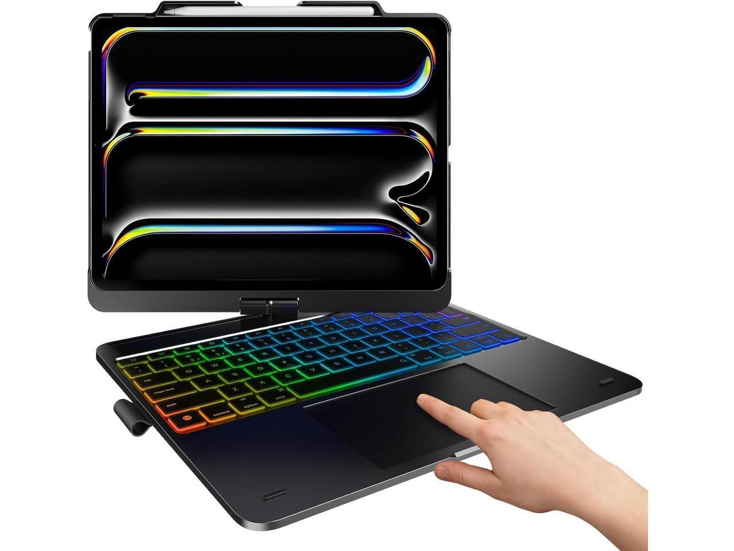 Keyboard Case for iPad Air 13 inch M3 2025 M2 2024 & iPad Pro 12.9 6th ...