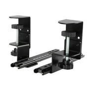 VIVO Black Clamp-on 24" x 12" Computer Tray Clip, Desk Extension ...