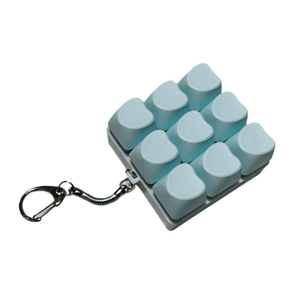 Keyboard Clicker Fidget Keyring Ornament Compact Portable Size for ...
