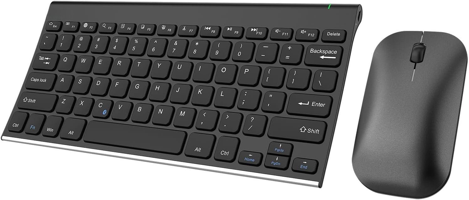 Keyboard and Combo Ultra Compact Slim Stainless Full Size Keyboard and ...