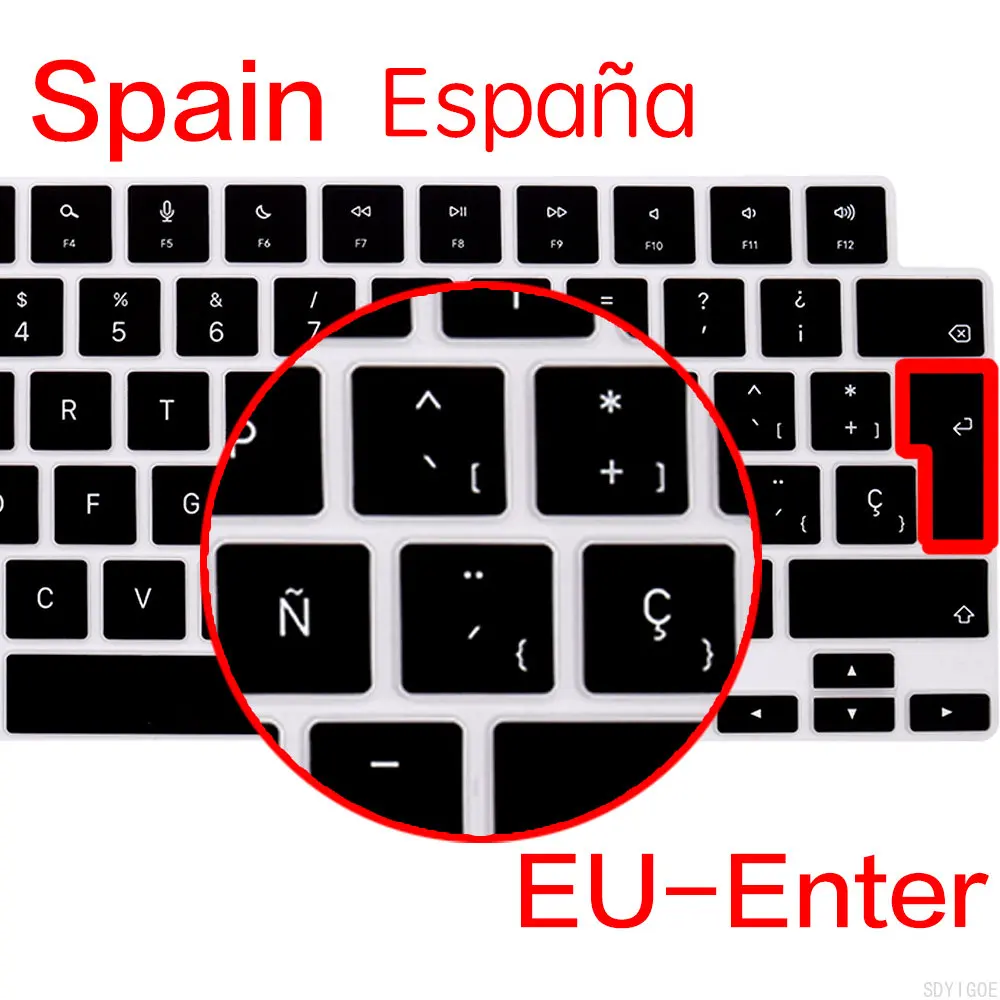 Keyboard Cover For 2005 - 2024 New M4/M3 Macbook Pro /Air 13/15/13.6/16 ...