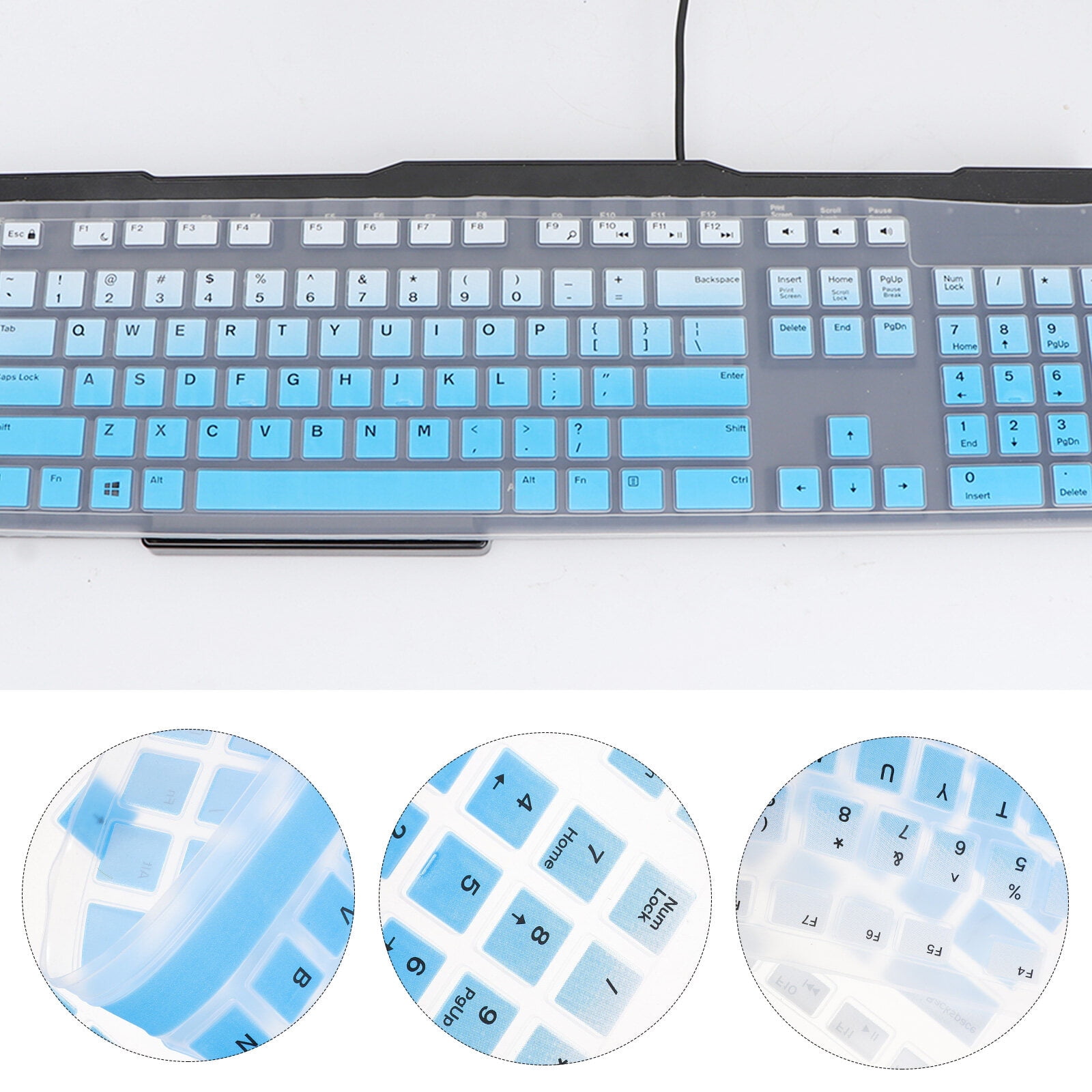 Keyboard Cover Compatible with Dell Wired Keyboard KB216 & Dell KM636 ...