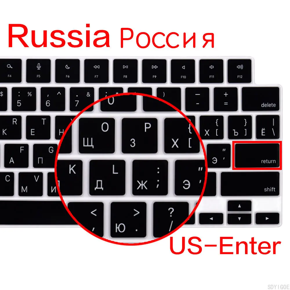 Keyboard Cover For Macbook Pro /Air 2005-2022 New M2/M113/15/13.6/16/12 ...