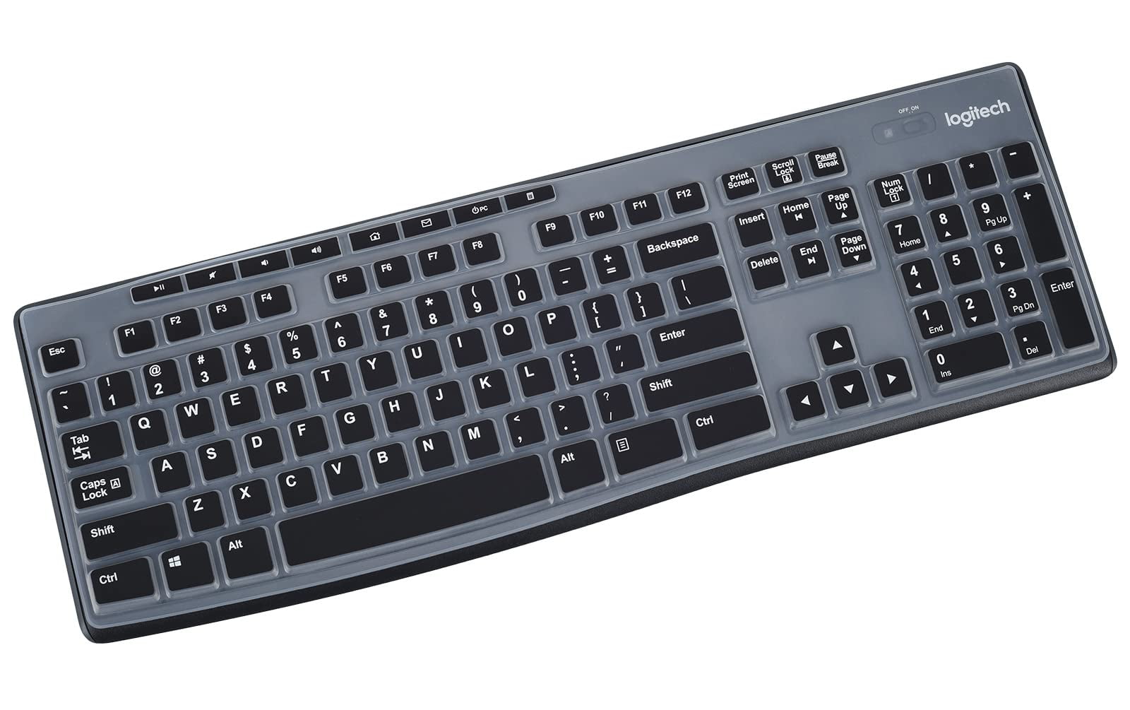 Keyboard Cover for Logitech MK295 MK270 K270 Wireless Keyboard ...