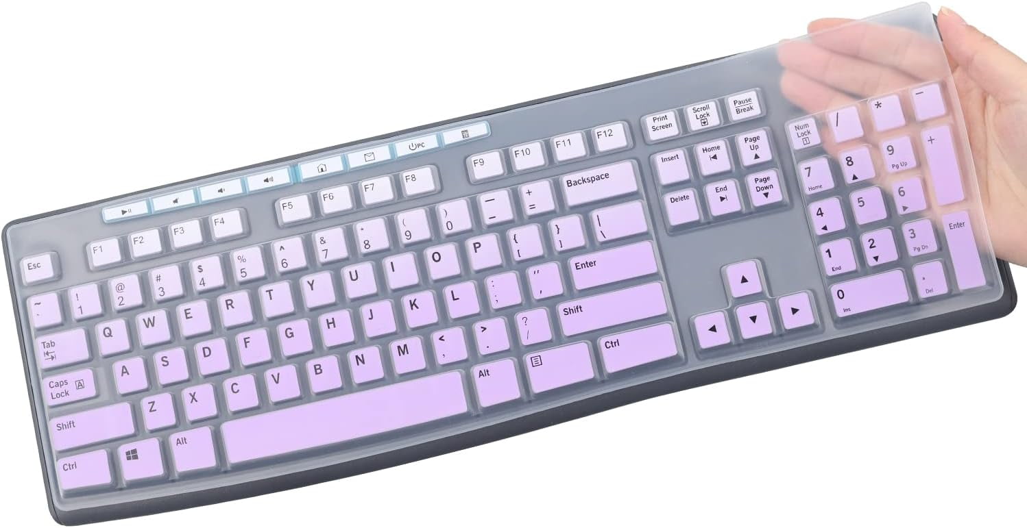 Keyboard Cover Skin Protector Fit Logitech MK295 MK275 MK270 Wireless ...