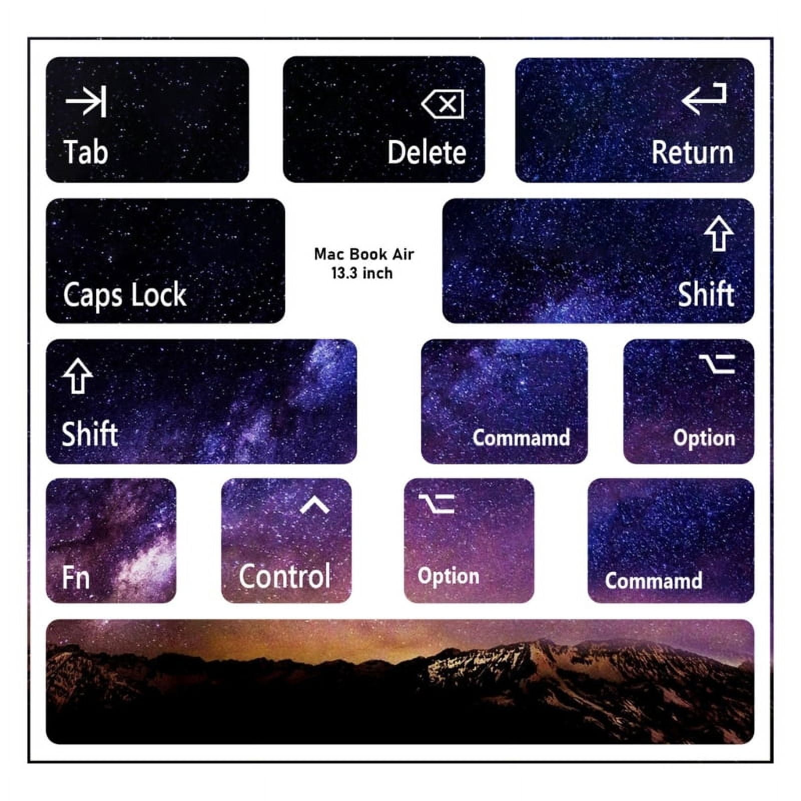 Keyboard Cover Stickers for macair Laptop PC Keyboard Computer Standard ...