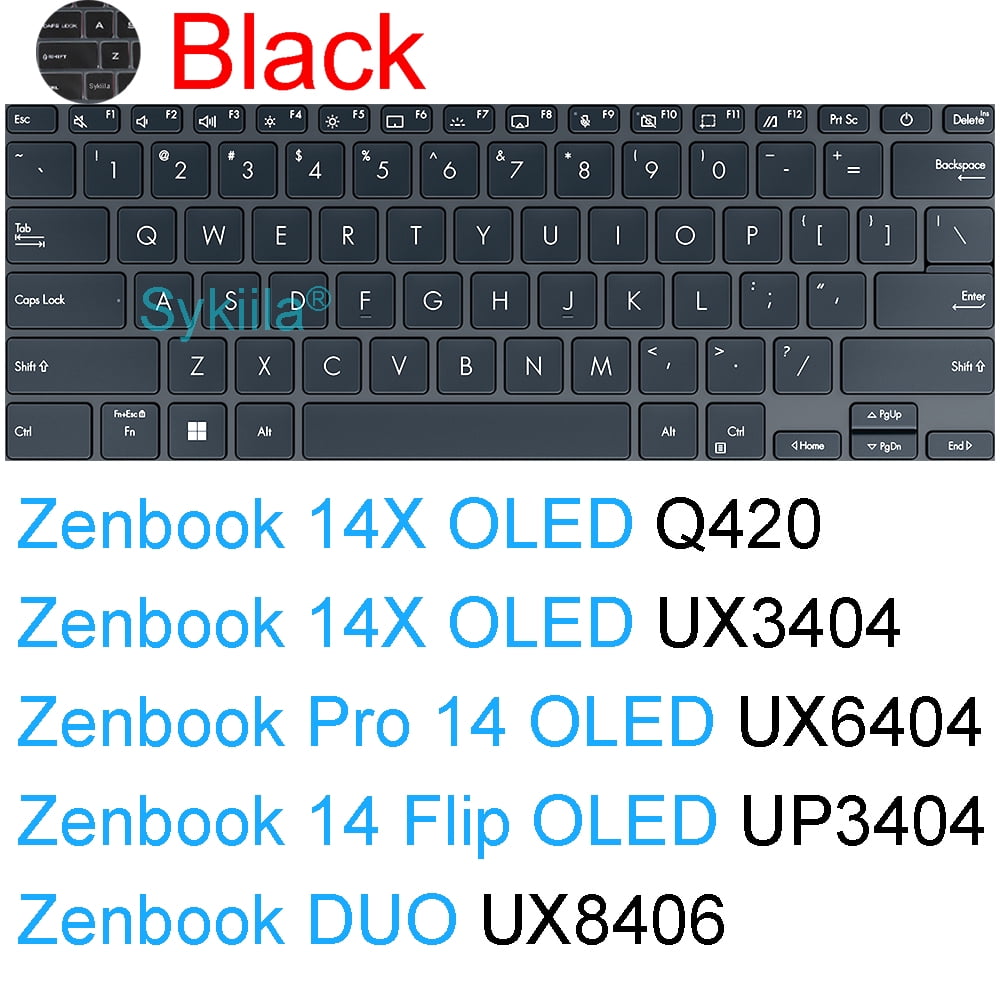 Keyboard Cover for ASUS Zenbook 14 OLED Flip Pro UX3406 UX3405 UX3404 ...