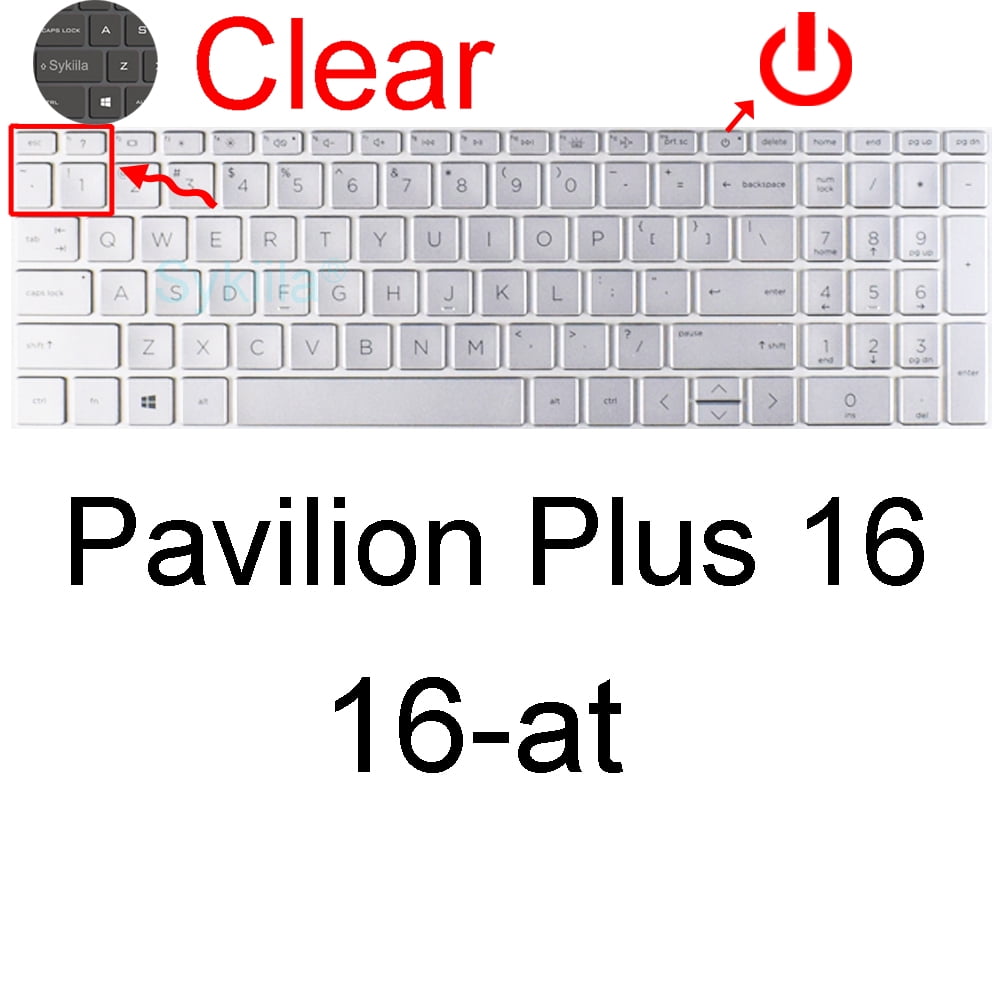 Keyboard Cover for HP Pavilion Plus 16 16-at 16-a Gaming 17 17-cd 17-ar ...