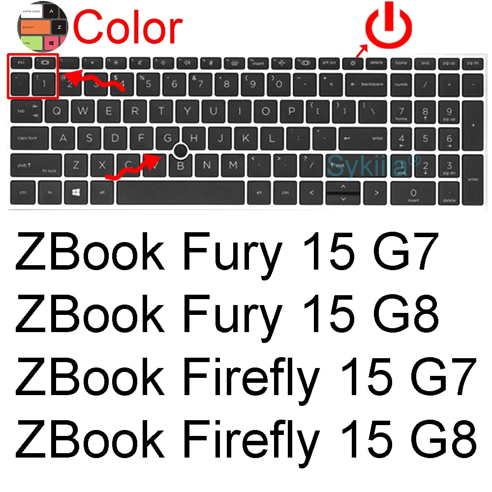 Keyboard Cover for HP ZBook Power 15 G10 G9 Firefly 15 G8 G7 Fury ...