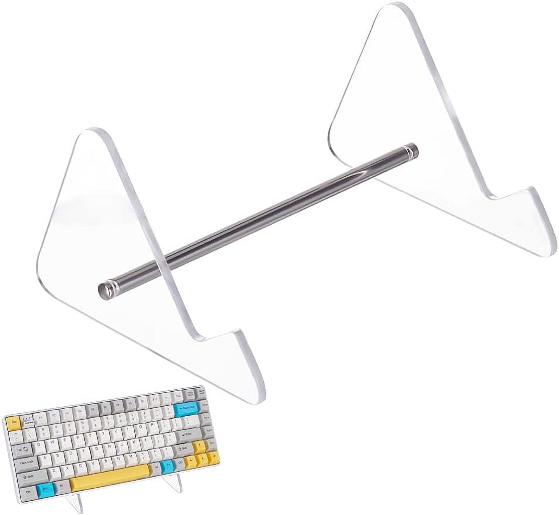 Keyboard Display Stand Acrylic 1-Tier Keyboard Holder Transparent ...