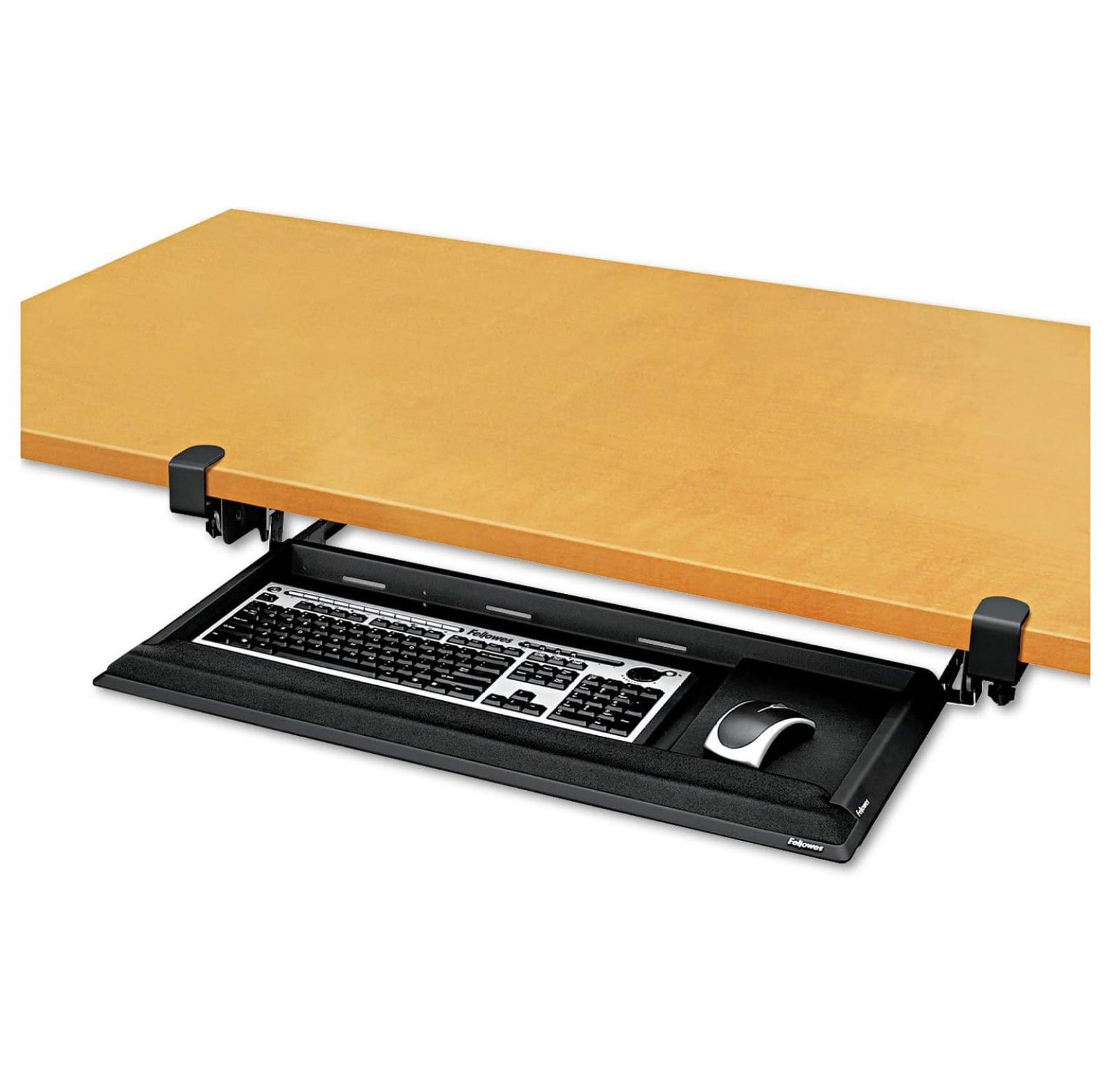 Keyboard Drawer, DeskReady Under Desk Keyboard Tray - Black ...