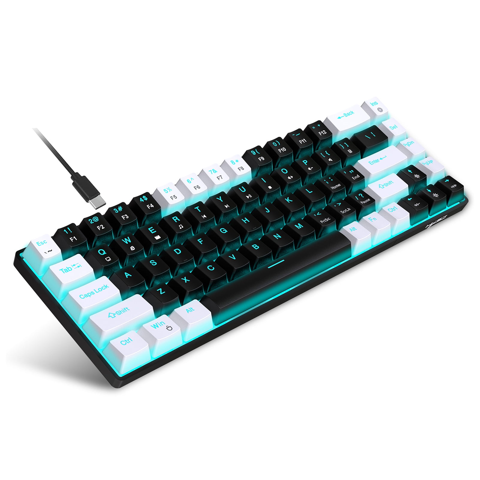 Keyboard,Dual-color Keycaps Durability Modes Cable Dual-color Ice Modes ...