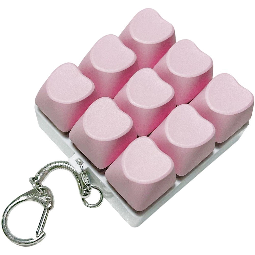Keyboard Fidget Keychain Keycap Relaxing Relief Stress Clicker Pass The ...