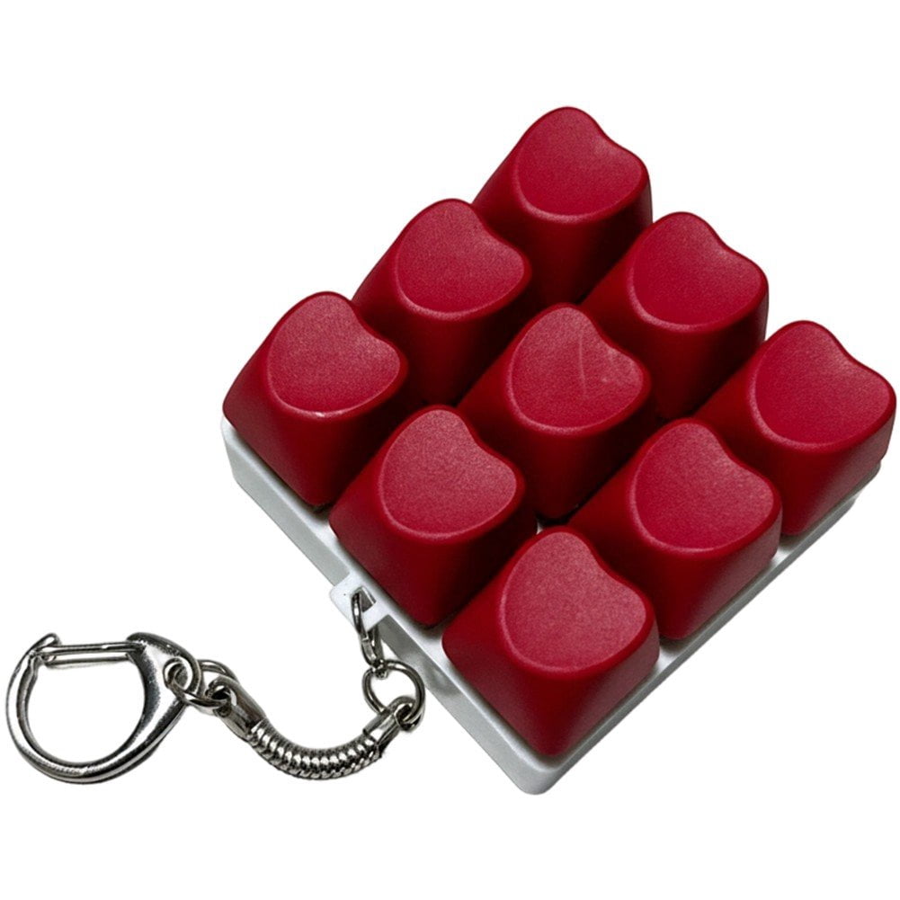 Keyboard Fidget Keychain Keycap Relaxing Relief Stress Clicker Pass The ...