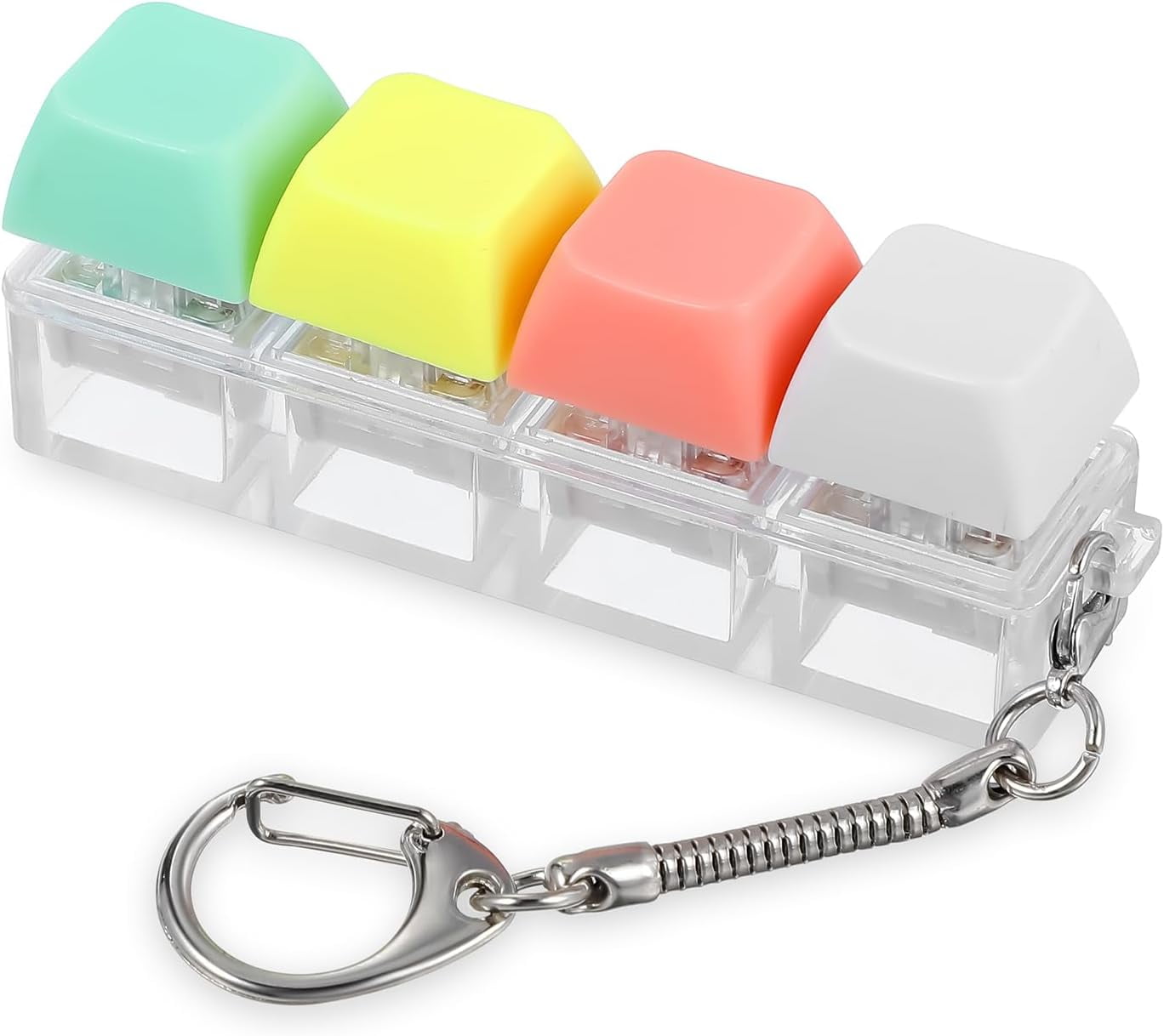 Keyboard Fidget Toy, Fidget Keychain, Fidget Clicker, Fidget Keyring ...