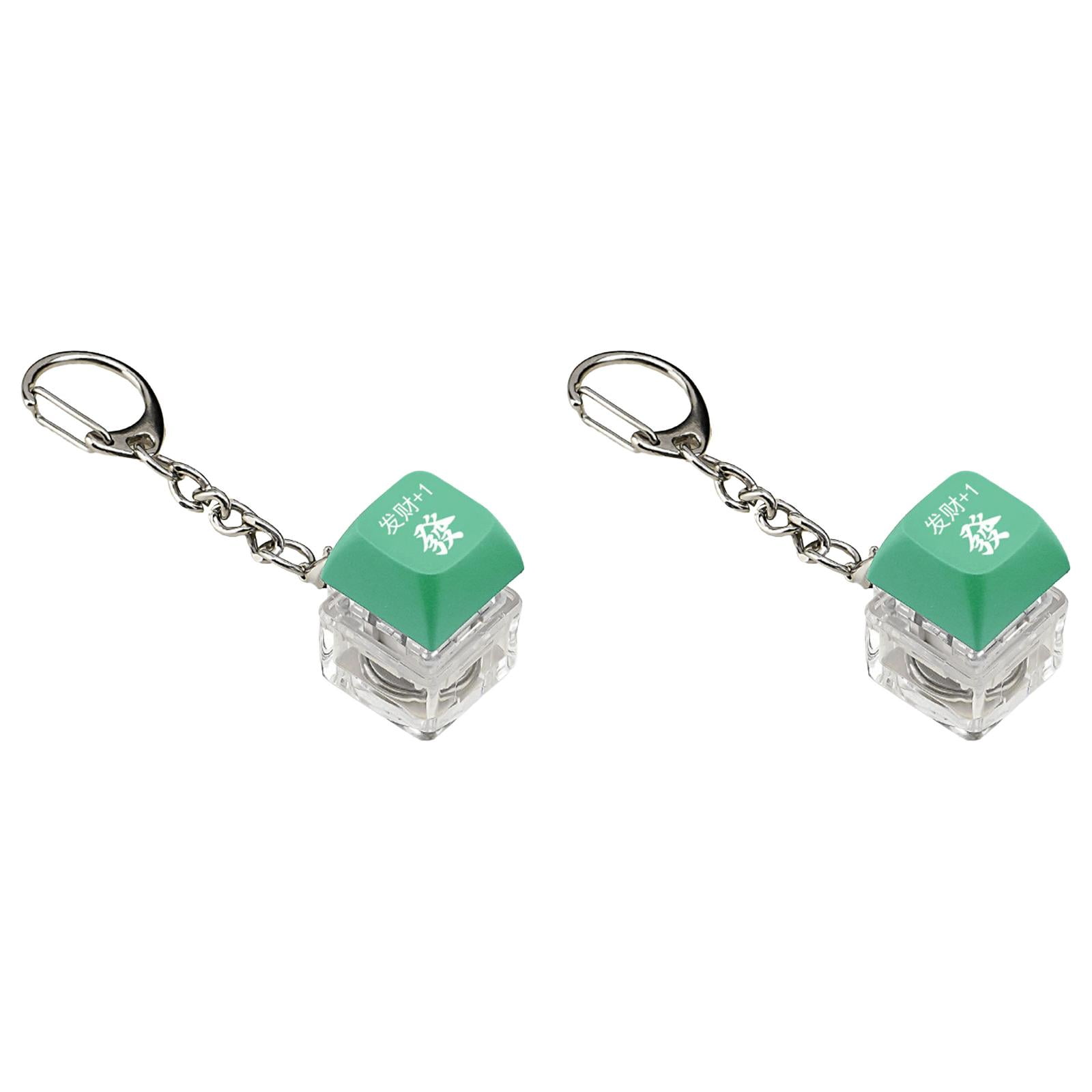 Keyboard Fidget Toy, Key Toy Keychain, Lighted Key Clicker Toy with ...