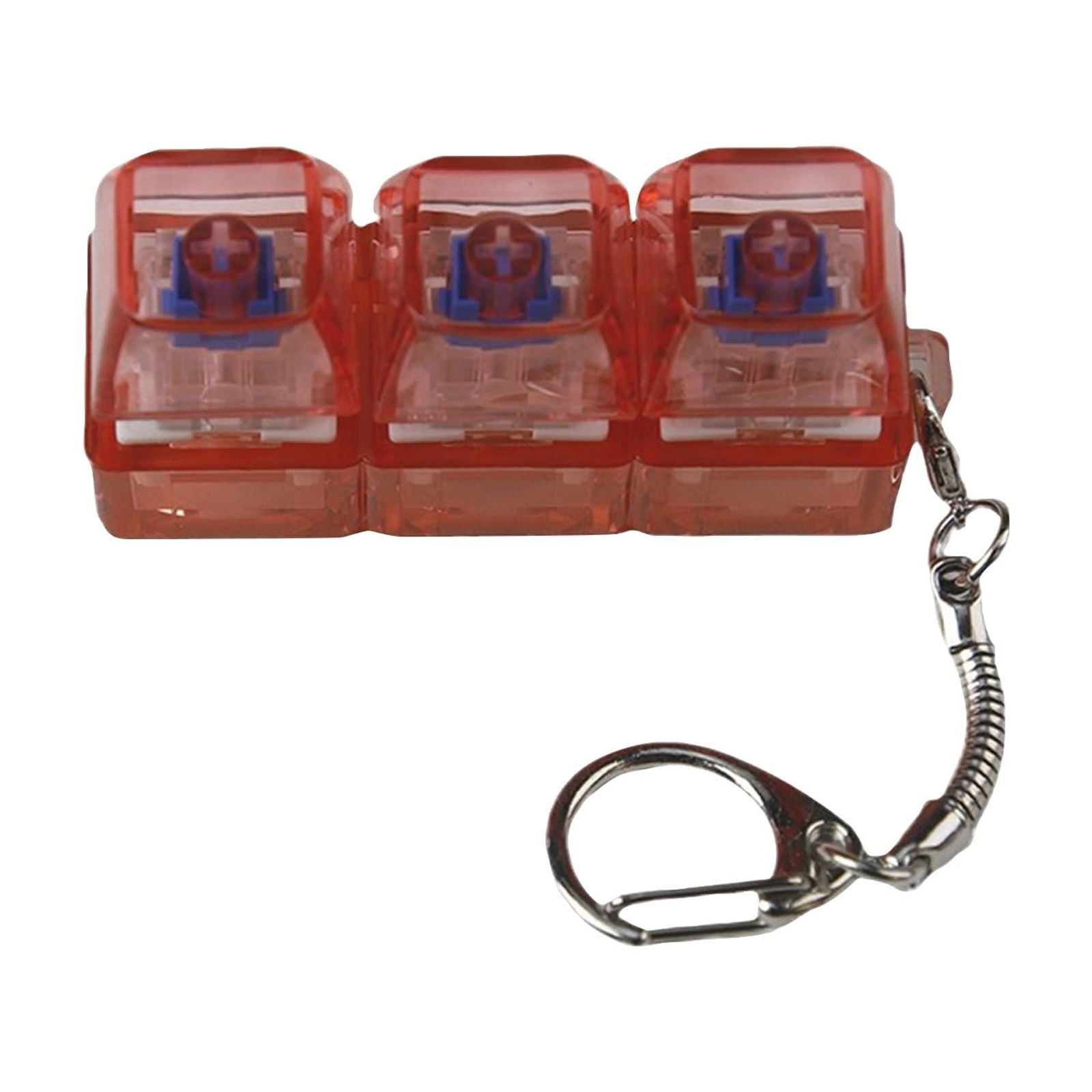 Keyboard Fidget Toy, Keyboard Fidget Keychain 4-In Led Light Up Multi ...