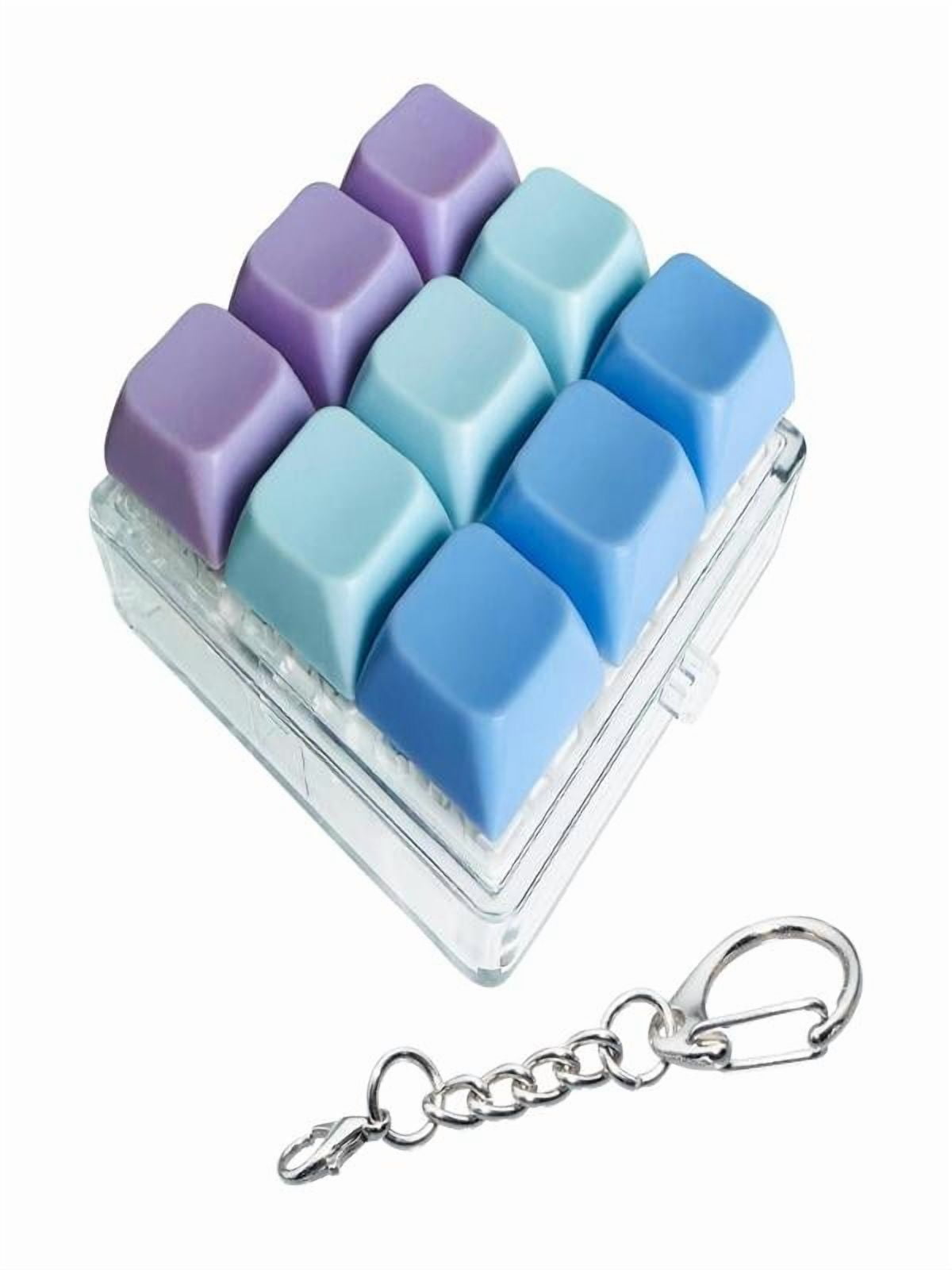 Keyboard Fidget Toy, Keyboard Fidget Keychain 9-in-1 Keyboard ...