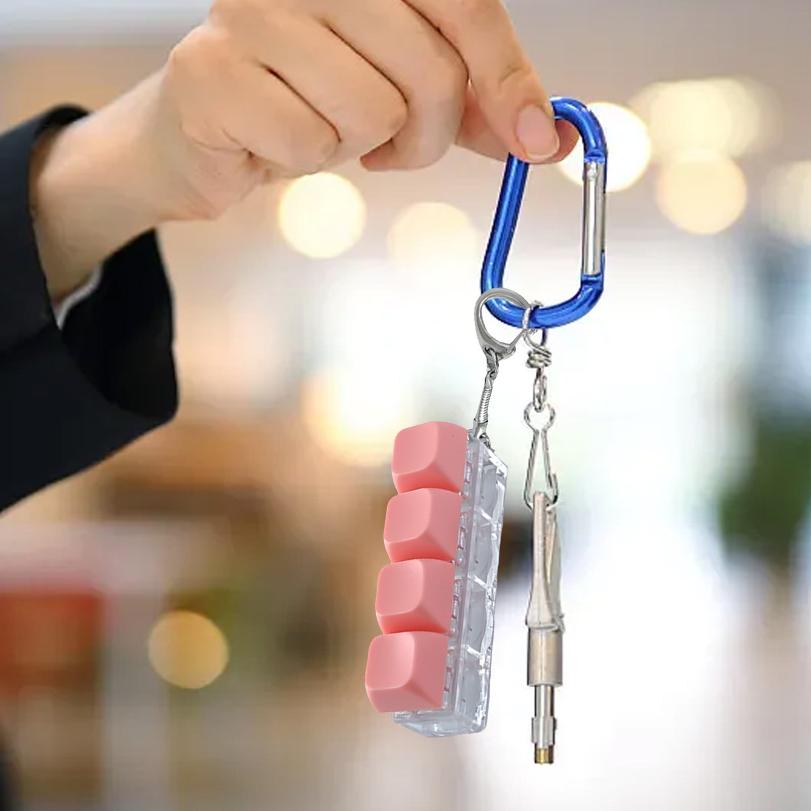 Keyboard Fidget Toy for Adults Fidget Keyboard Clicker Toys with LED ...