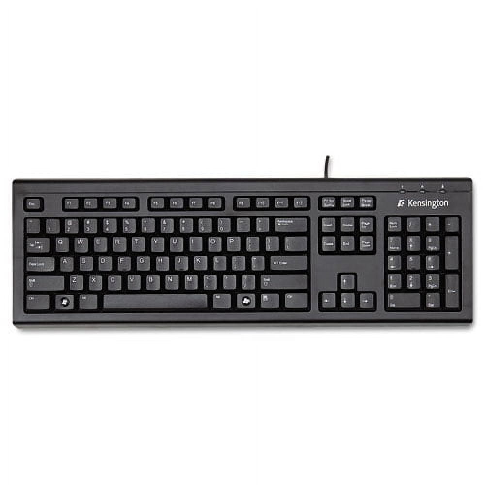 Keyboard For Life Slim Spill-Safe Keyboard, 104 Keys, Black | Bundle of ...