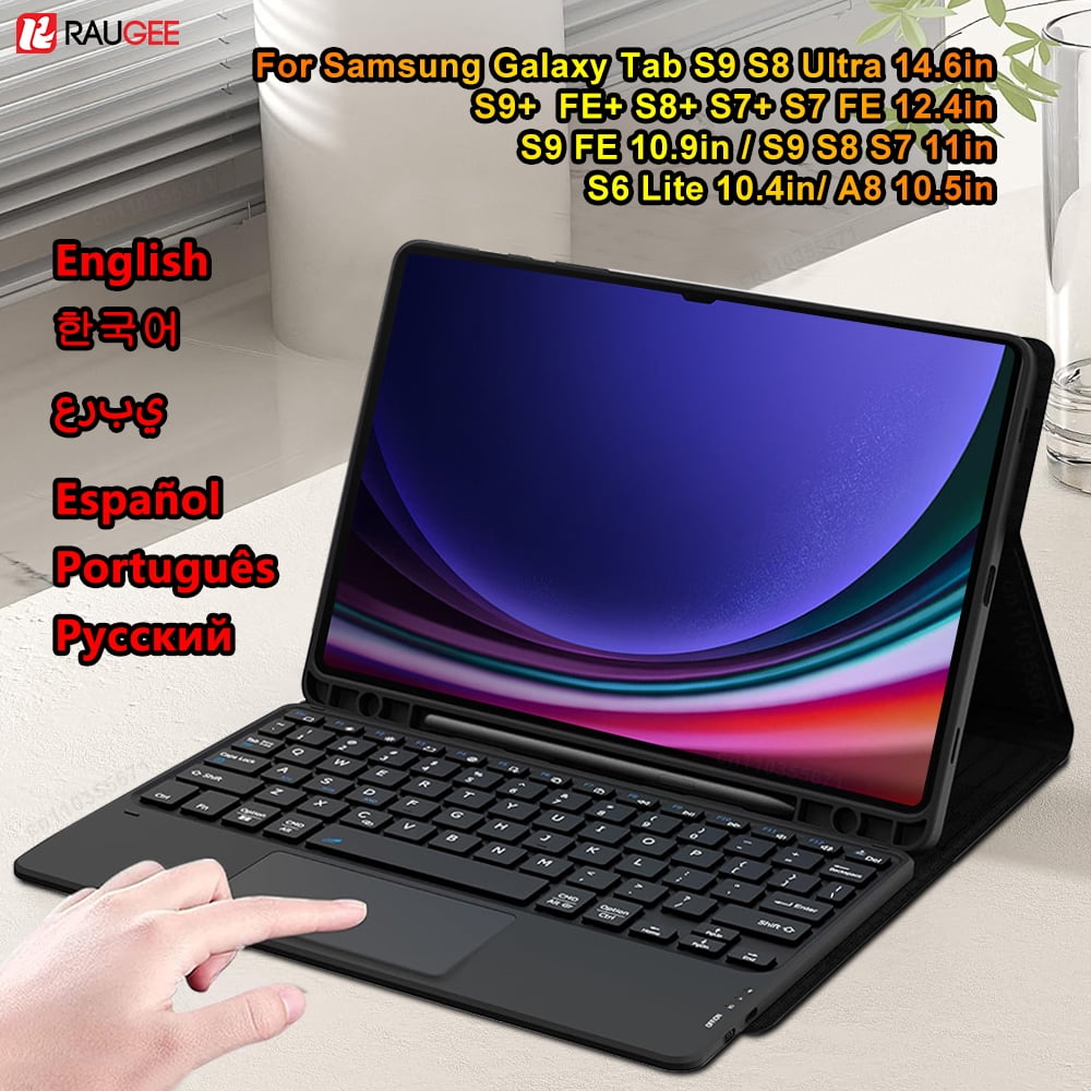 Keyboard For Samsung Galaxy Tab S9 S8 Ultra 14.6in Magic Keyboard Cover For Galaxy Tab S7 S8 S9 ...