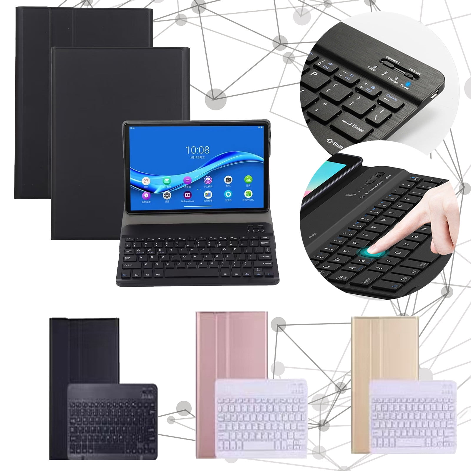 Keyboard, For Tab M10 FHD Plus 10.3 X606F/X606X Leather Tablet Hard ...