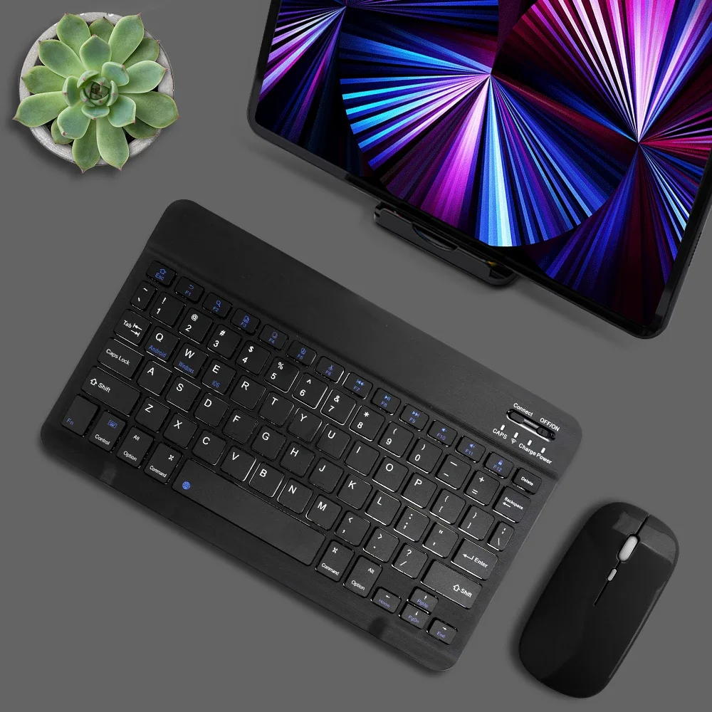 Keyboard For Tablet Android iOS Windows Wireless Mouse iPad 2024 Huawei ...