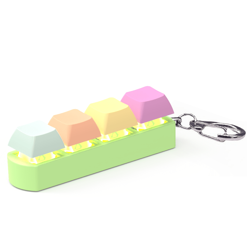 Keyboard Key Toy Button Keycap Fidget Keychain Decompression Toys(4 ...