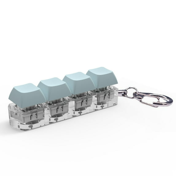 Keyboard Key Toy Button Keycap Fidget Keychain Decompression Toys ...
