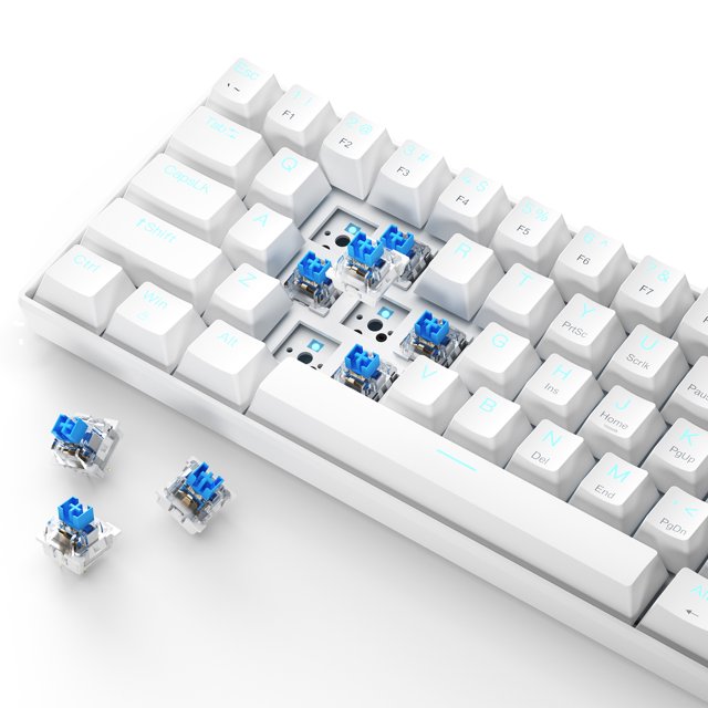 Keyboard,Led Swap Outemu Usb Wired 61-key Wired 61-key Led Dsfen Huiop ...