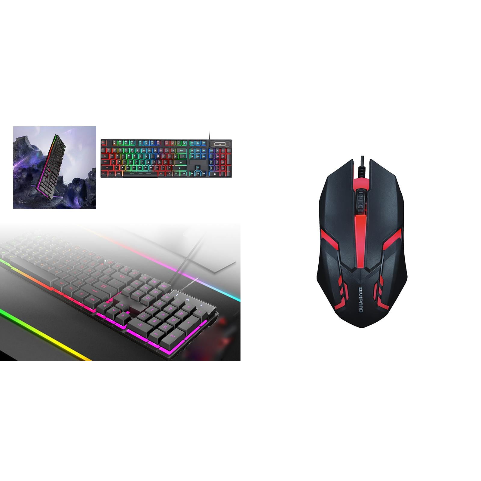 Keyboard Light Up Pc/Mac Computer And Laptop Compatible Competitive ...