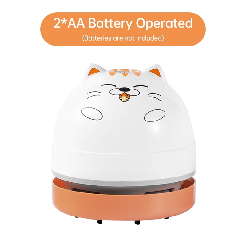 Keyboard Mini Desktop Vacuum Cleaner Cute Portable Table Dust Sweeper ...