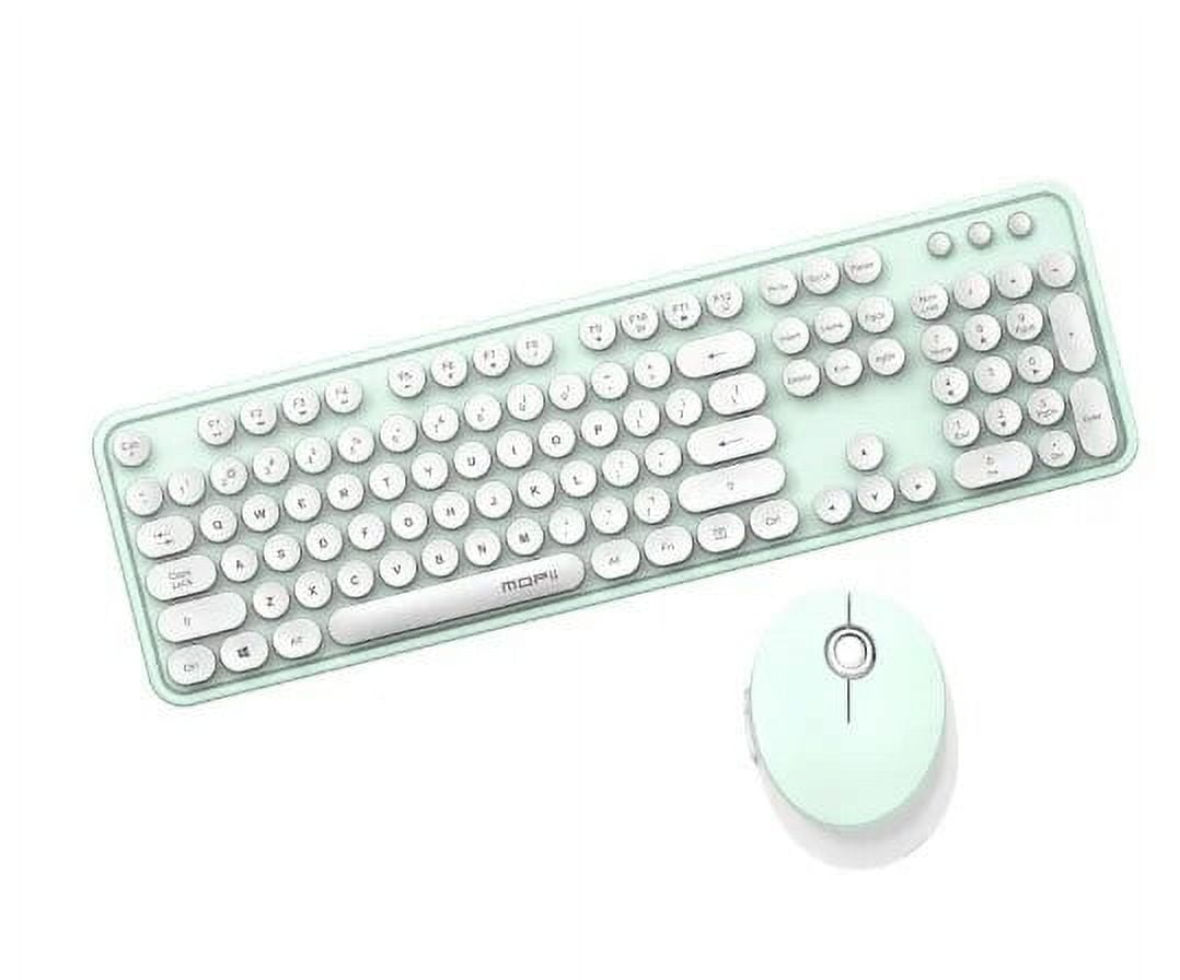 Keyboard Mouse Combo 104 Key Full Size Usb Cordless Keyboard And