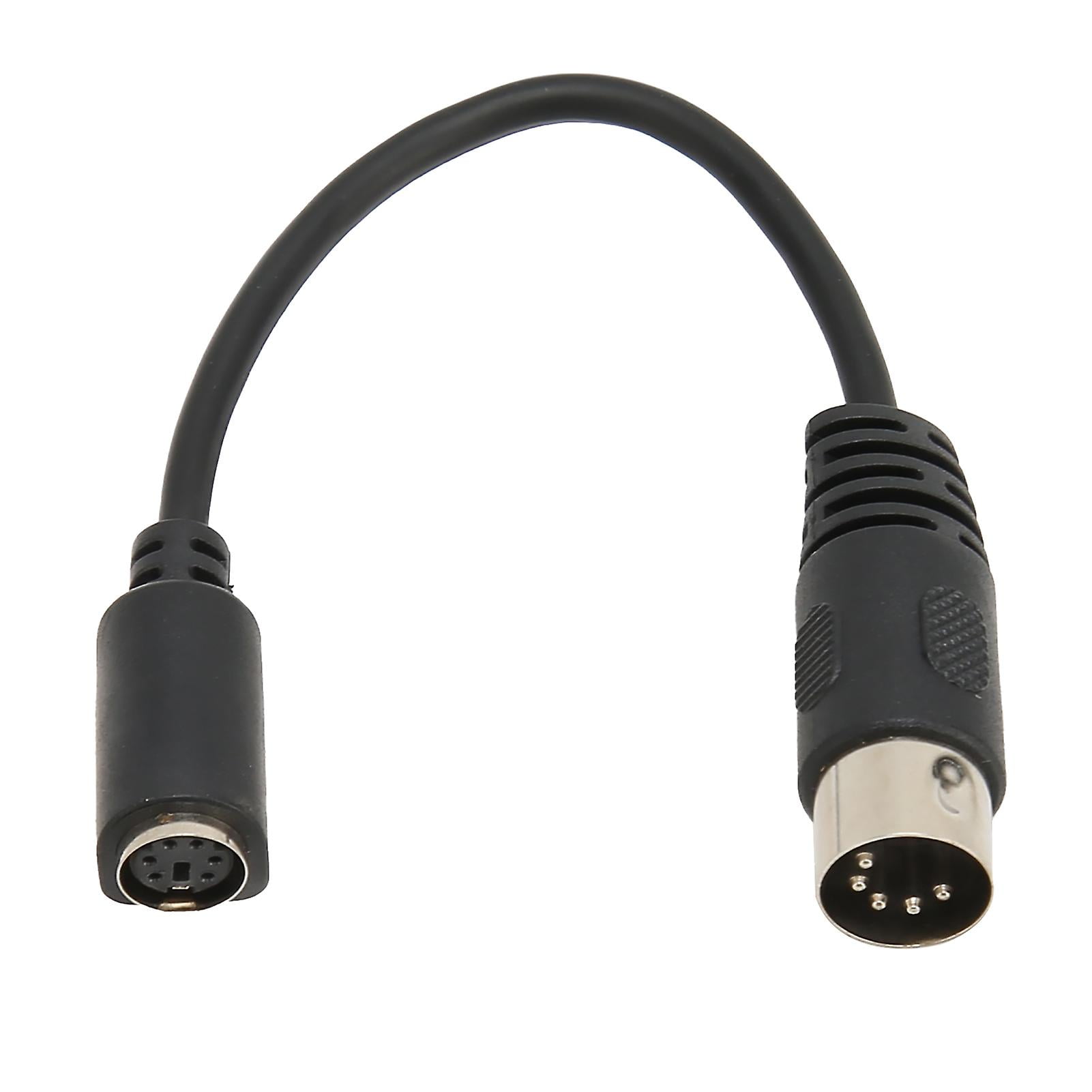 Keyboard Mouse Converter Cable DIN 5 Pin Male to Mini DIN 6 Pin Female ...