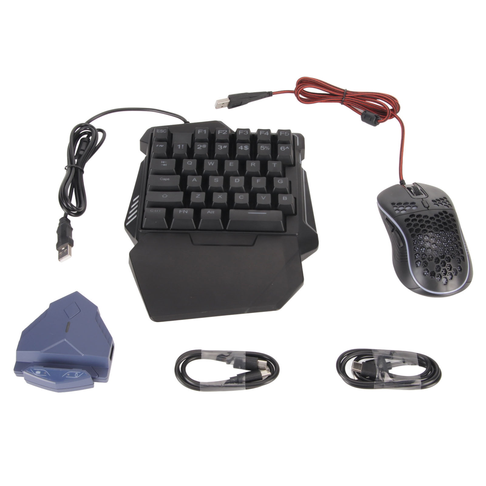 Keyboard Mouse Converter Set Programmable Silent Keyboard Mouse Adapter Combo For Ios For