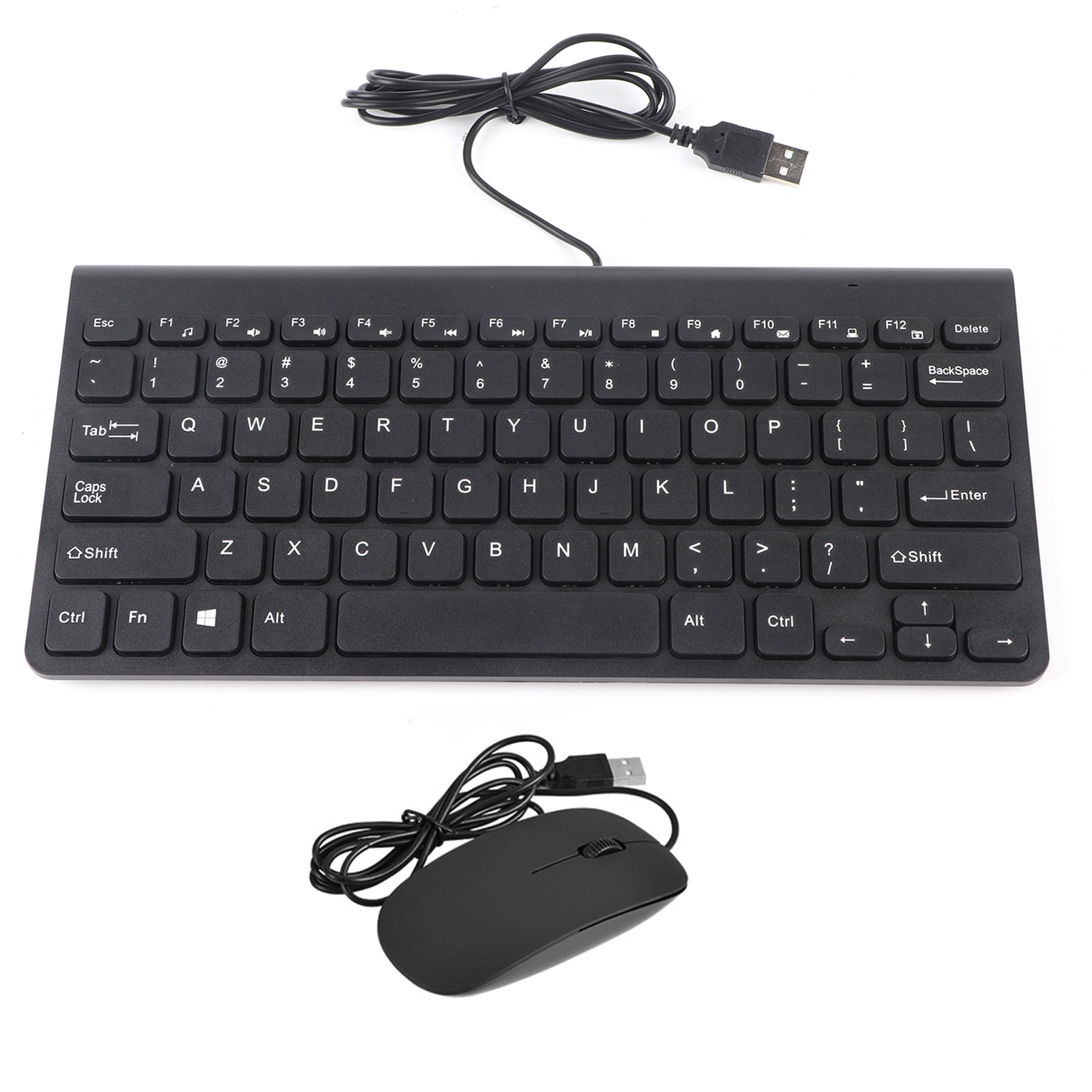 Keyboard Mouse Kit, Compact Wired Keyboard For Office For Study Room ...